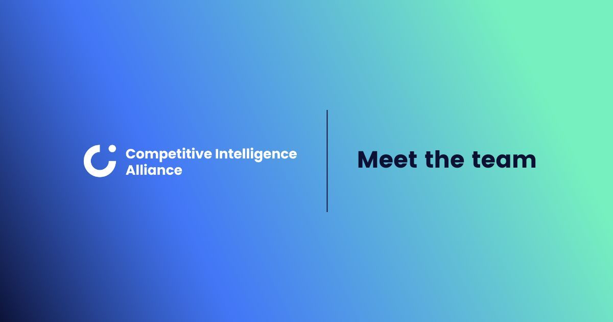 Meet The Team - Competitive Intelligence Alliance