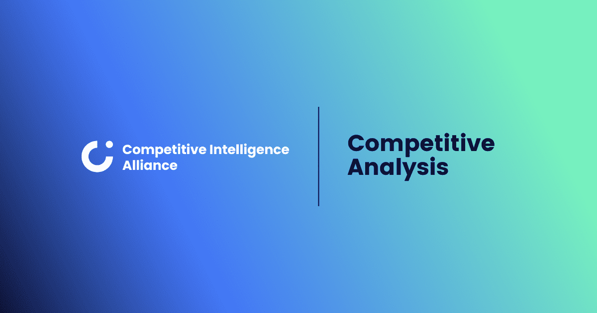 Competitive Analysis - Competitive Intelligence Blog
