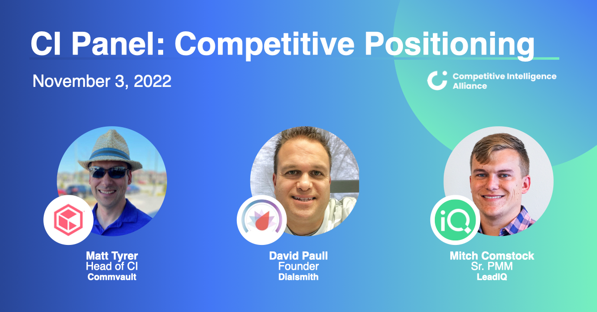 CIA Panel: Competitive Positioning