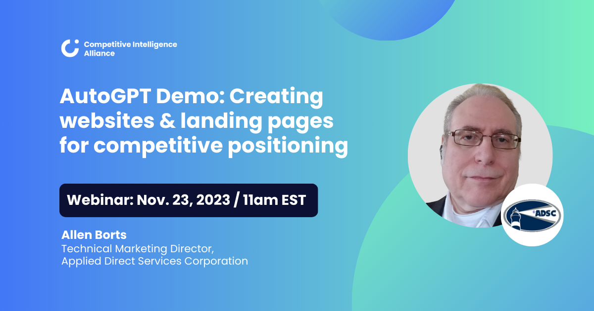 Create websites & landing pages for competitive positioning